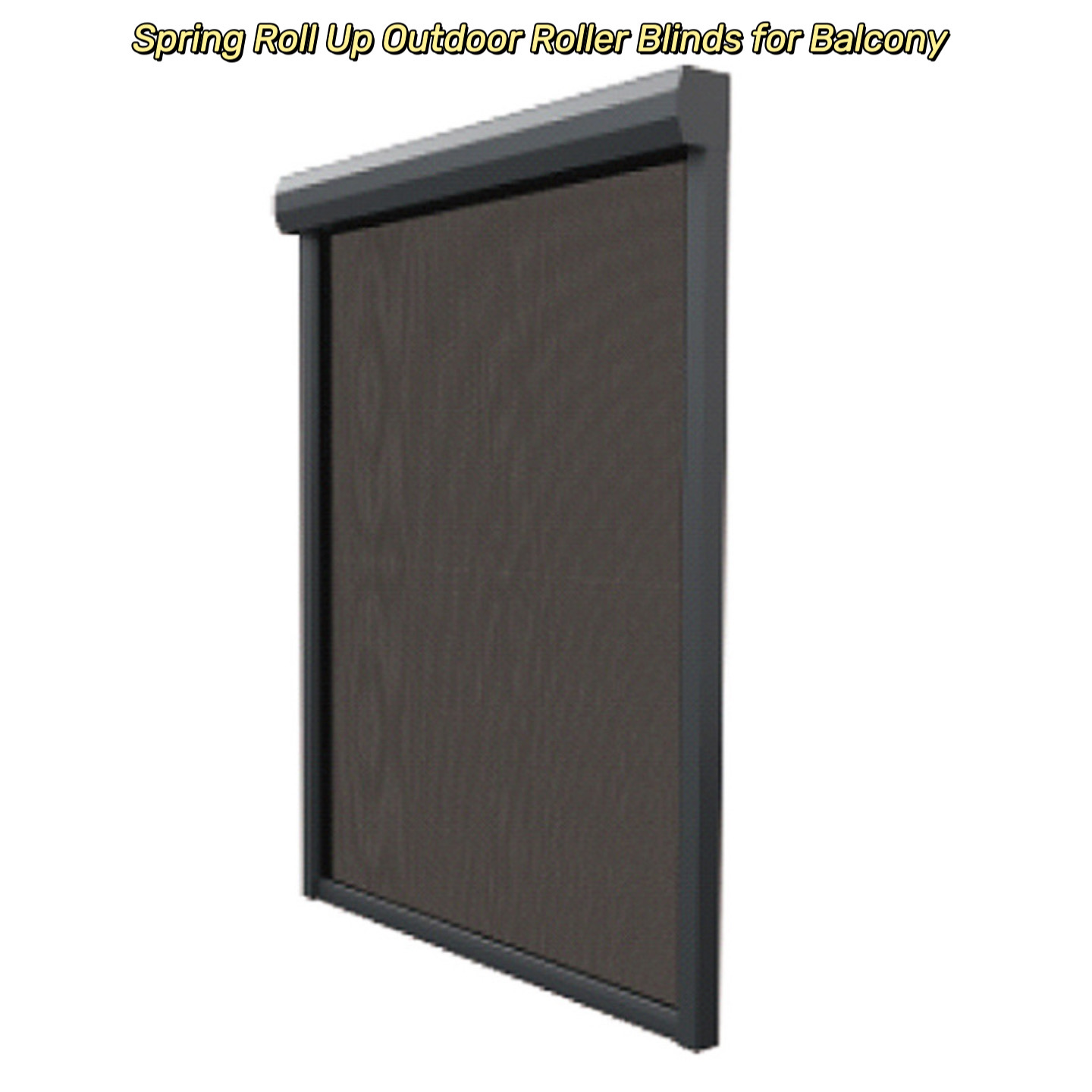 Spring Roll Up Outdoor Roller Blinds for Balcony from China ...