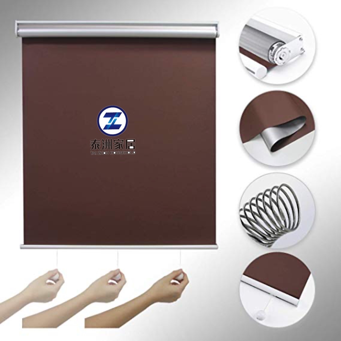 Spring Roller Shades for Casement Windows from China manufacturer ...